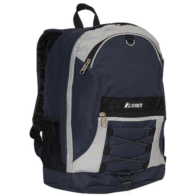 Everest 17 in. Two-tone Backpack with Mesh Pockets - Walmart.com