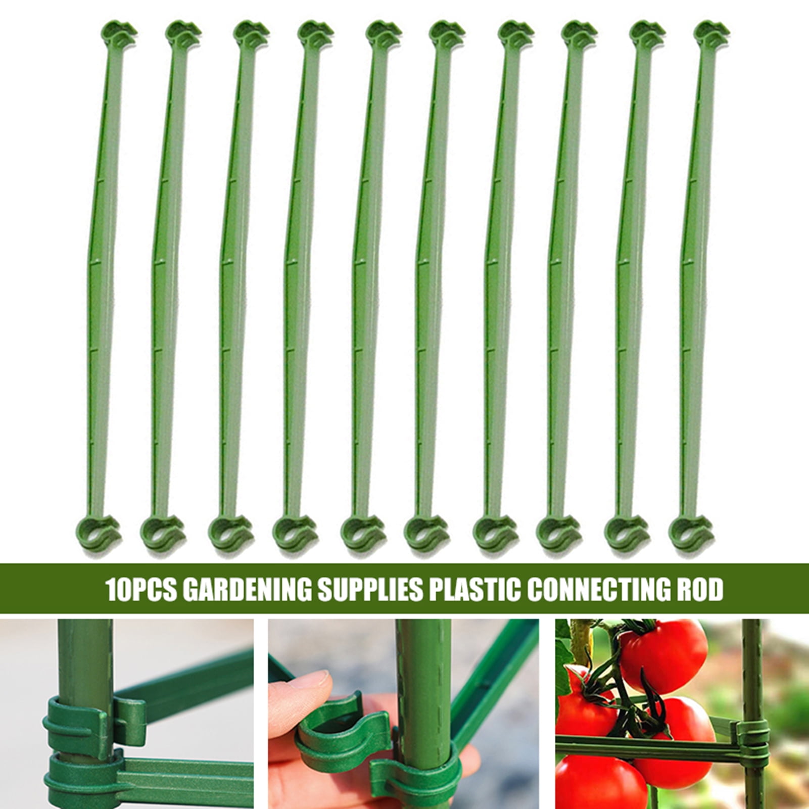 Anvazise 10Pcs Plant Trellis Connectors Flexible Sturdy Rust-Proof ...