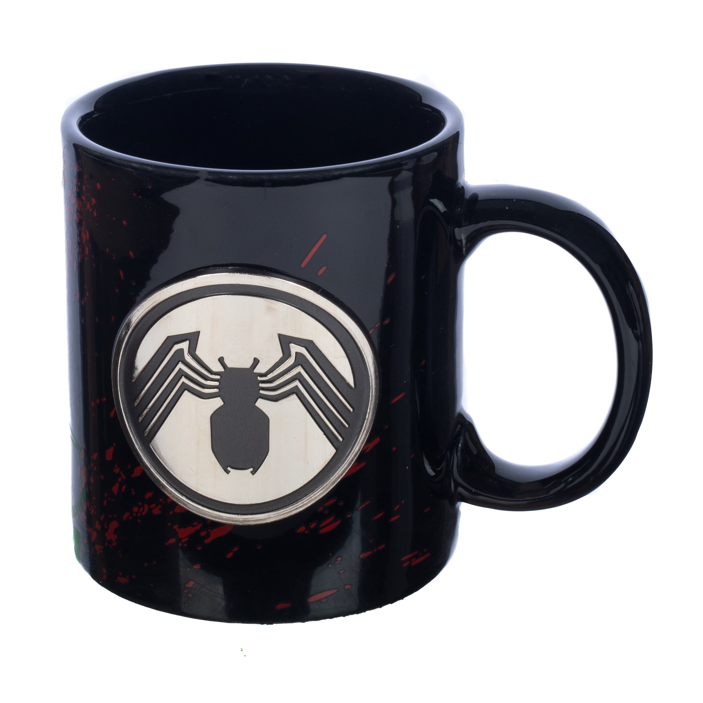 Marvel Venom 12 oz. Ceramic Mug with Metal Emblem - Walmart.com