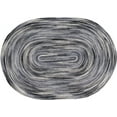 Ombre Chenille Braided Rug 27X45 Black - Walmart.com