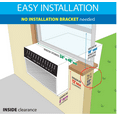 Soleus Air 10,000 BTU AC & Heating Unit, Saddle Mount Window Air ... Soleus Air 10,000 BTU AC & Heating Unit, Saddle Mount Window Air ...
