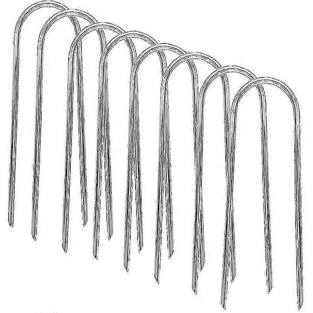 8pcs Trampolines Wind Stakes Heavy Duty U Type Sharp Ends Safety Ground ...