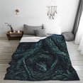 Dragon Blanket, Woodland Ancient Tree Flannel Blanket, Deep Forest Art ...