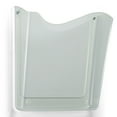 Officemate Unbreakable Clear Plastic Wall File Holder, Vertical Hanging ...
