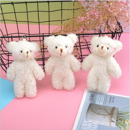 Hanging Kindergarten Toy Bag Pendant Pearl Velvet Bear Toy Plush Bear ...