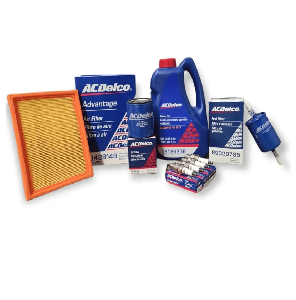 Kit de Afinación ACDELCO Chevrolet Chevy 1996-2012 Aceite 20w50 SL ...