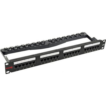 Leviton Ethernet Distribution Center, Twist and Mount Patch Panel, 24 ...