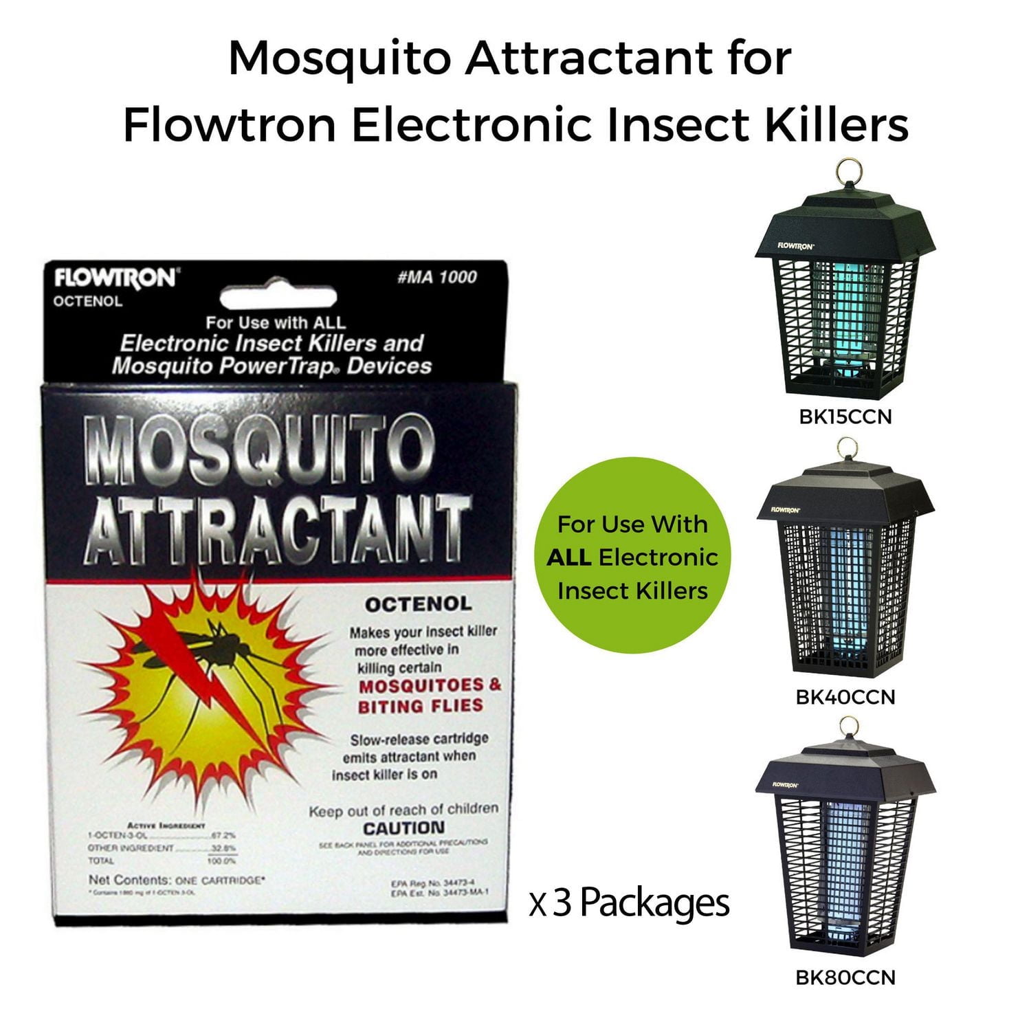 Click here for Flowtron Octenol Mosquito Attractant Cartridge 3 P... prices