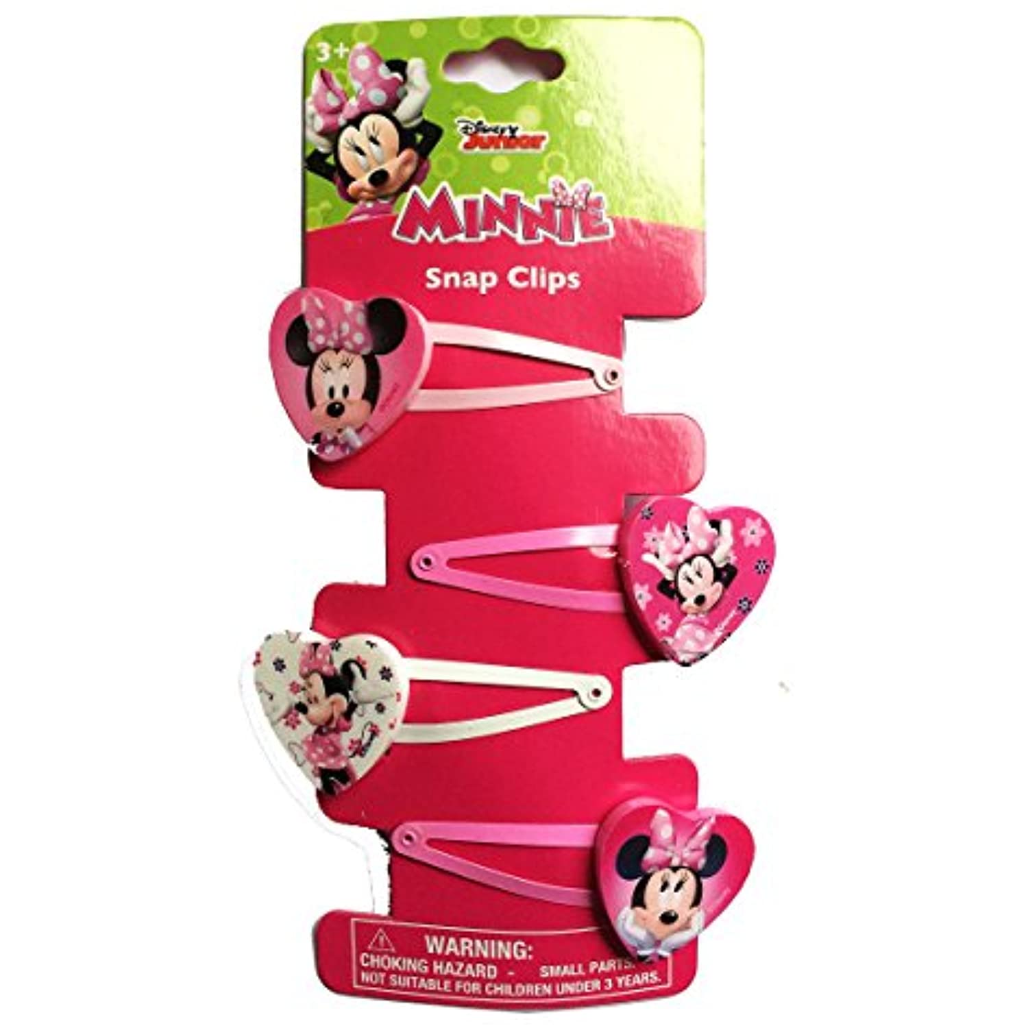 Minnie Mouse Hair Clips (4 Pack) - Disney Hair Accessories - Walmart.com