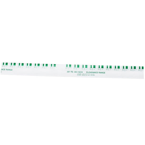 Green Plastigauge for Bearing Clearance, .001-.003 Inch - Walmart.com