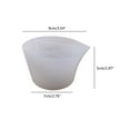 Clear Silicone Epoxy Resin Mixing Cups Distribution Measuring Cup Epoxy ...