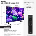 SAMSUNG 60” Class 4K Crystal UHD Smart TV with PurColor, HDR, and Crystal Processor - Walmart.com