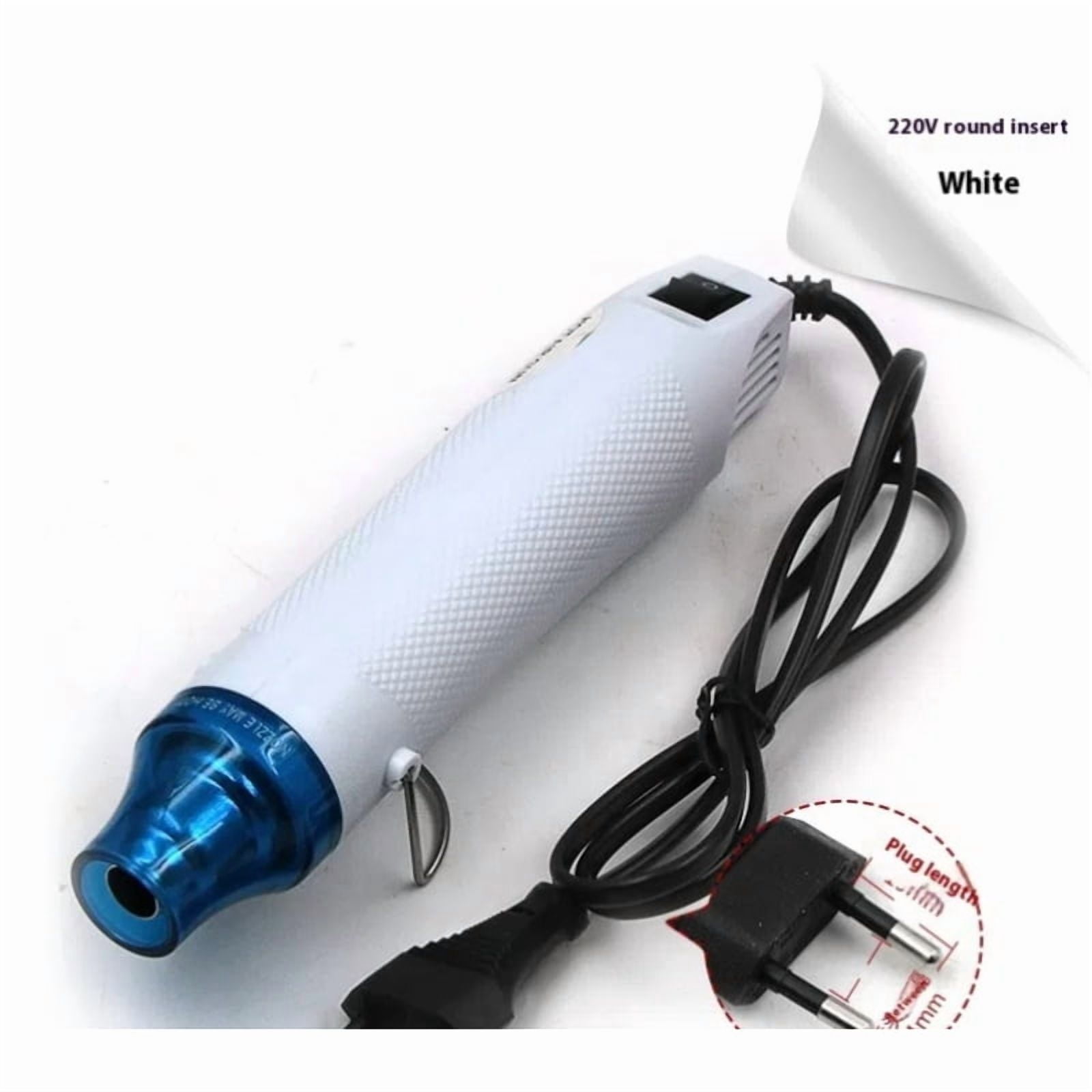 White Tool Paint Mini Heat Gun Blower Hot Air Heater for Embossing ...