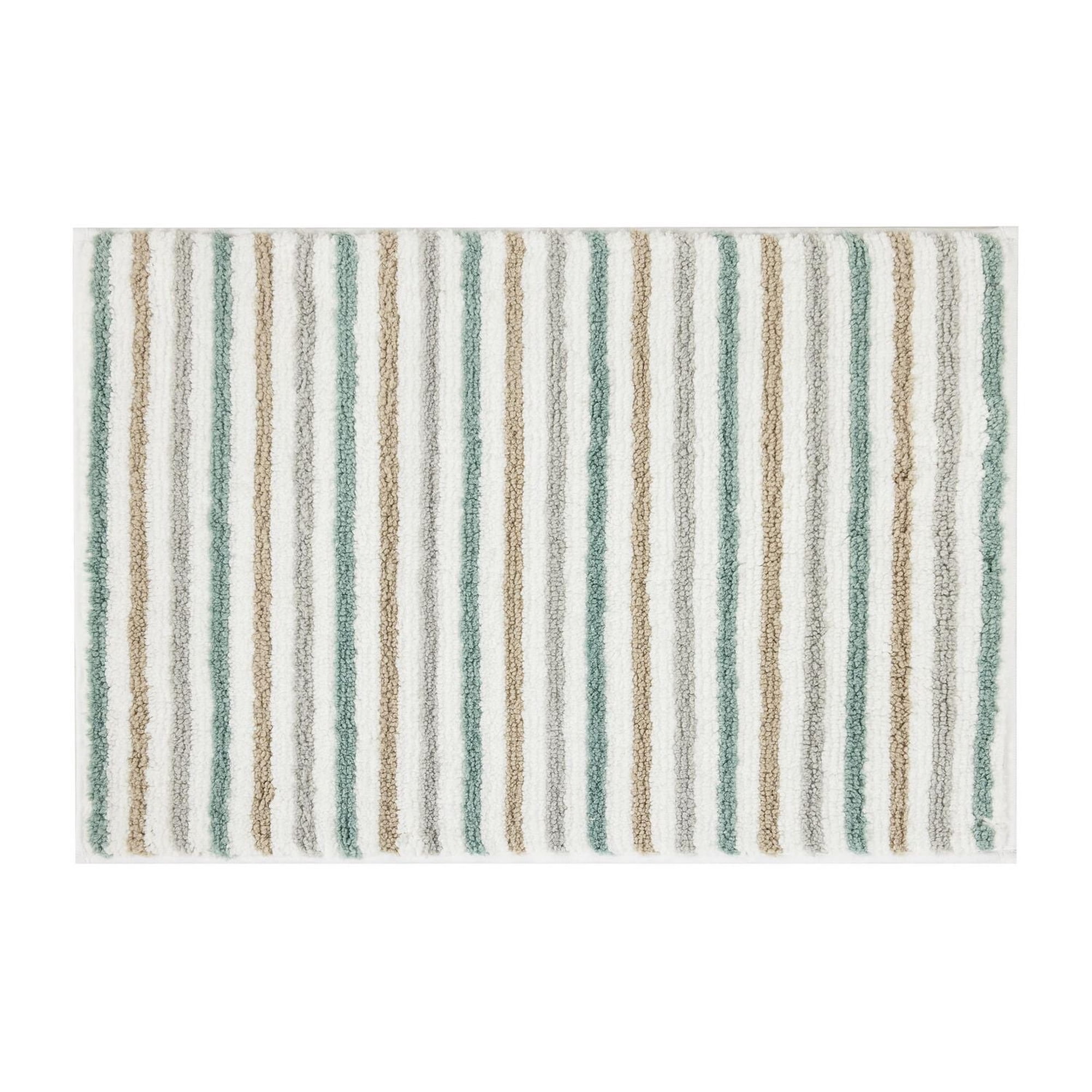 Click here for Mainstays Multi-Color Stripe Tufted 2 Piece Bath R... prices