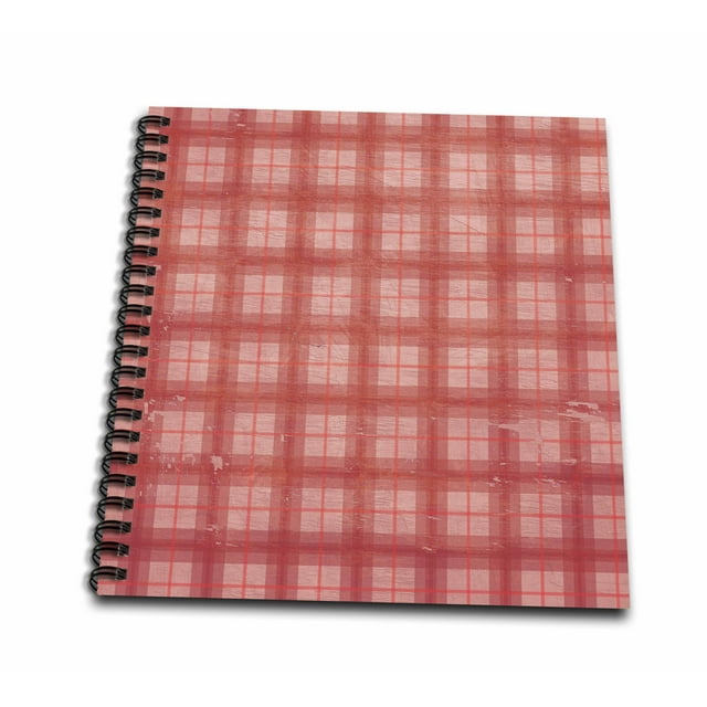 3dRose Old Antique Pink Plaid - Mini Notepad, 4 by 4-inch - Walmart.com