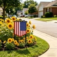 AuroraX 4th of July Yard Sign Patriotic Ground Decor Independence Day ...