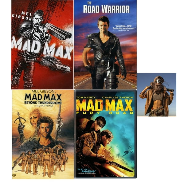 Mad Max, The Road Warrior, Beyond Thunderdome & Fury Road 4 DVD Set ...