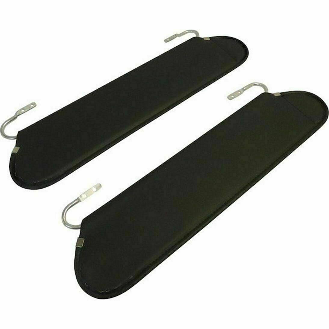 Jeep CJ - YJ Scrambler Wrangler 1972-1995 Sun Visors Dark Gray Charcoal ...