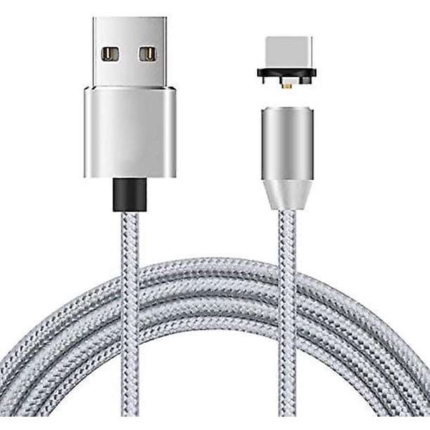 Cable de carga USB magnético con tipo Usb C-silver,11 Afortunado ...