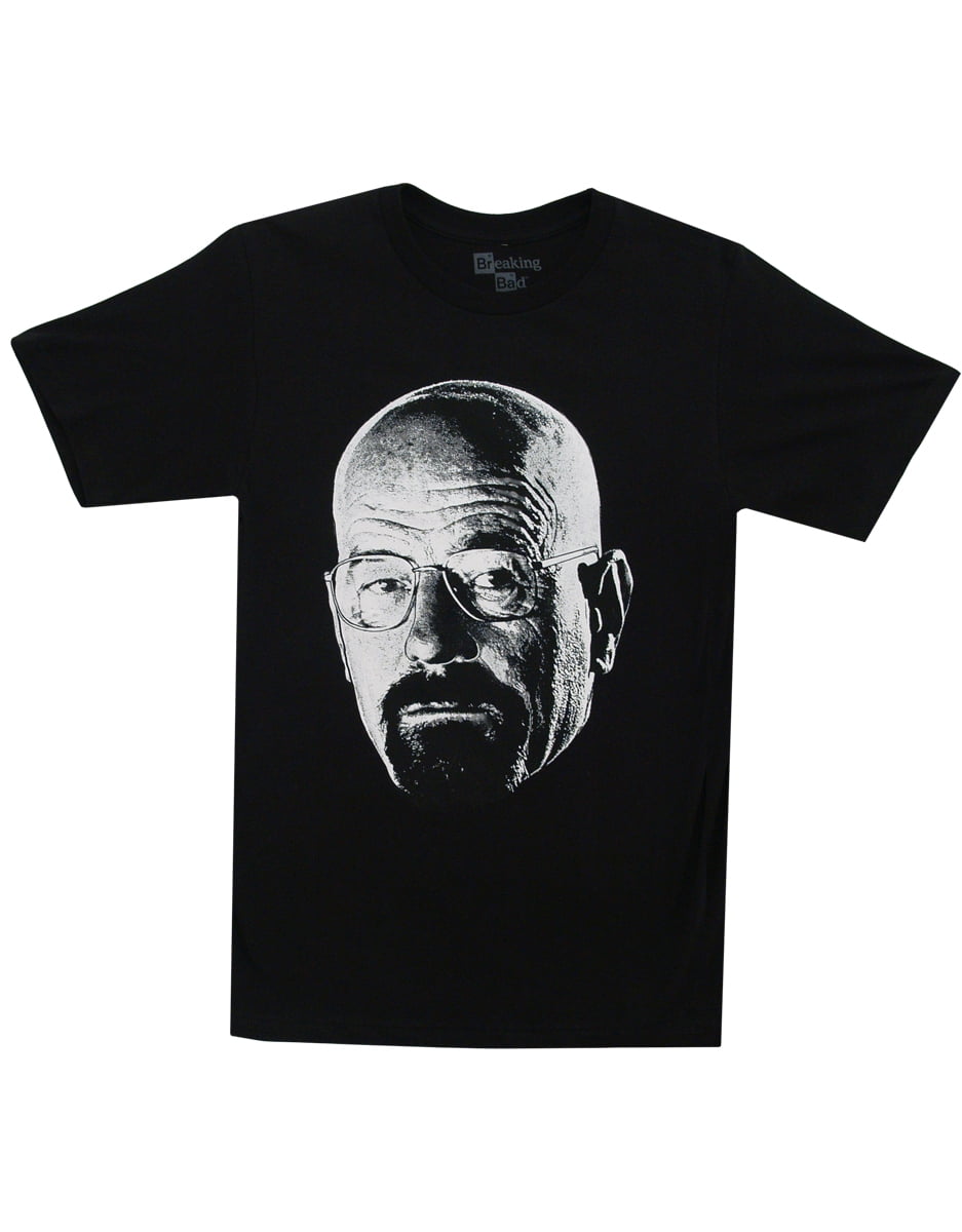 Breaking Bad Walt White Bald Head Image TV Show Adult T-Shirt Tee ...