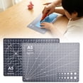 A5 Self-Healing Cutting Mat, Double-Sided Grid Mat, Non-Slip PVC Craft ...