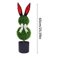 3D Easter Bunny Shaped Garden Stake Spring Yard Decor Weather Resistant ...