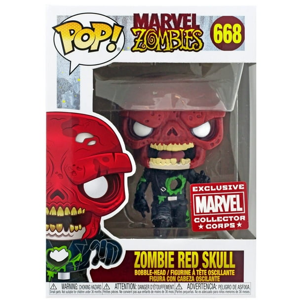 Funko POP! Marvel Zombie Red Skull Vinyl Figure - Walmart.com - Walmart.com