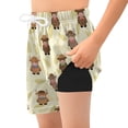 Cartoon Highland Cattle Swim Trunks Quick Drying Bathing Suit Summer ...