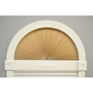 Redi Shade No Tools Original Arch Light Blocking Pleated Fabric Shade ...