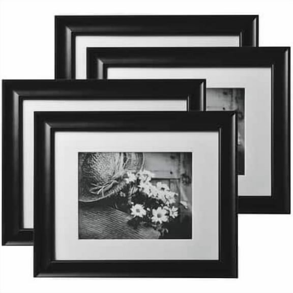 8 Pack: Black Frame with Black Double Mat - Gallery by Studio Decor ...