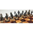 Japanese Samurai Warrior Chess Set Large 18" Cherry & Burlwood Color ...