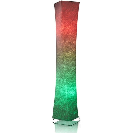 Soft Light Floor Lamp, 52 LEONC Twist Tower Morden Slim RGB Color ...