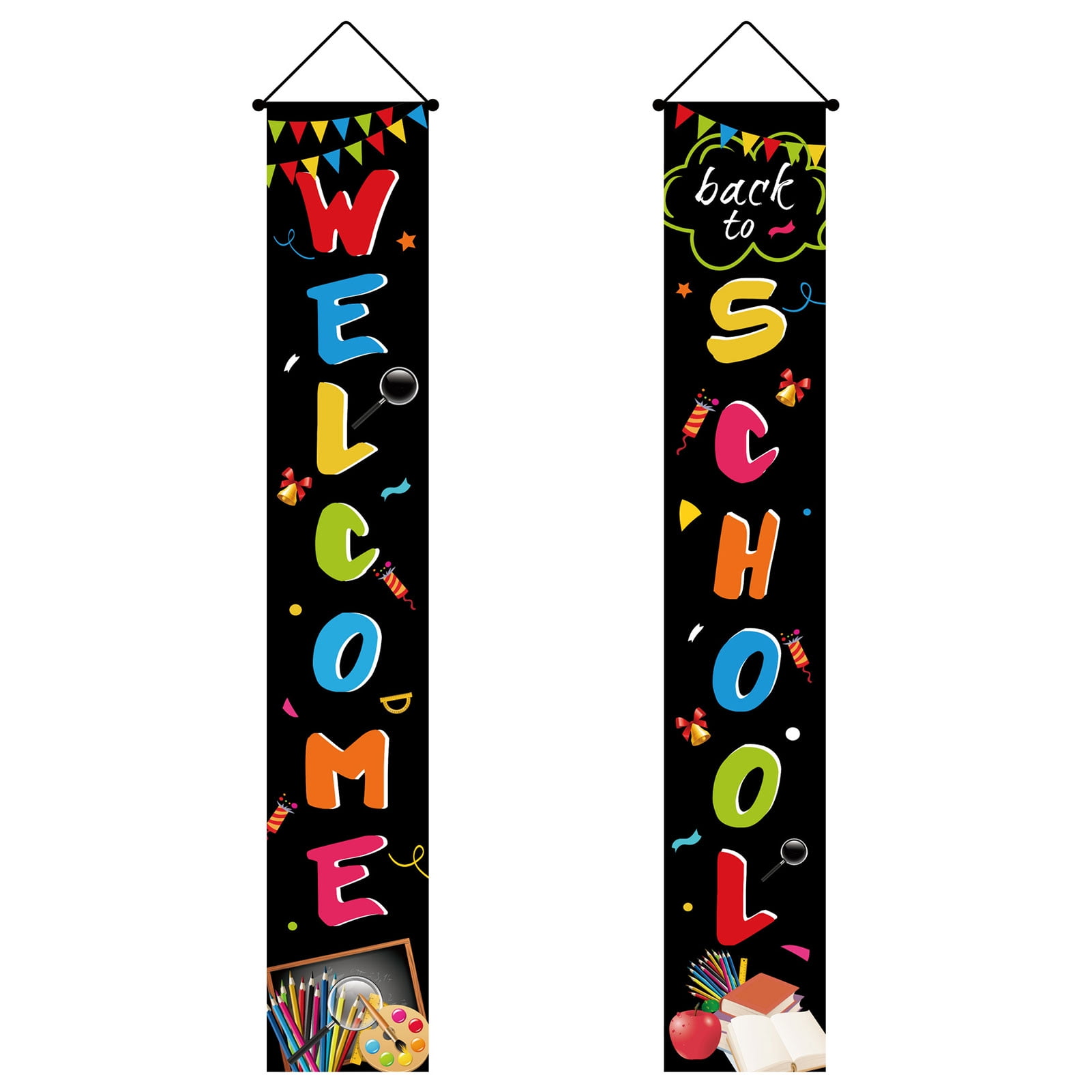 ibaste Back to School Decorations | Welcome Back Banner | Welcome Back ...