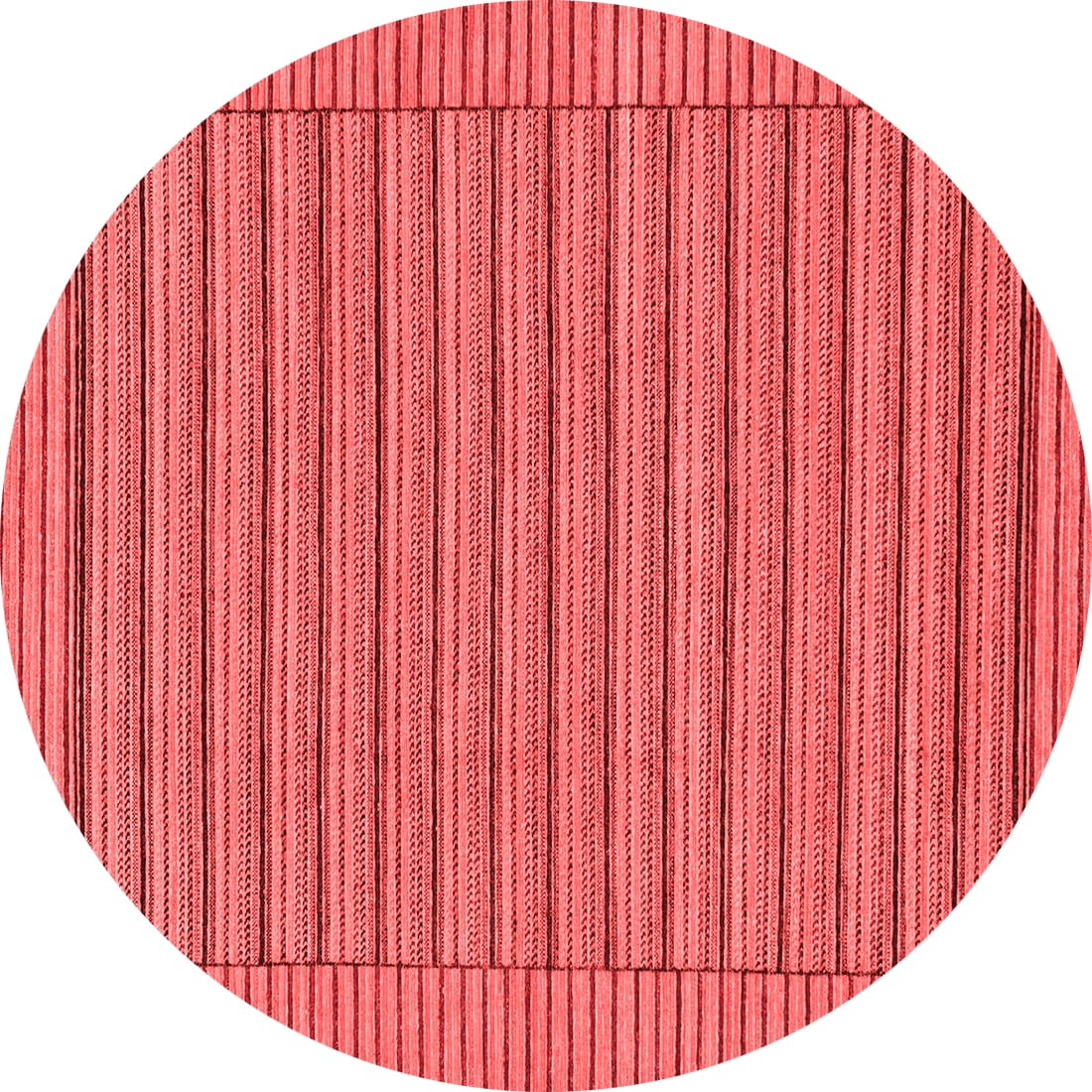 Ahgly Company Indoor Round Abstract Red Modern Area Rugs, 8' Round ...