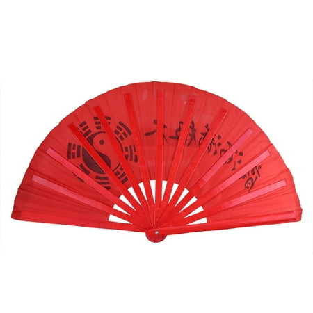 Megalia Chinese Traditional Bamboo TaiChi Fan Dance Perform Exercise ...