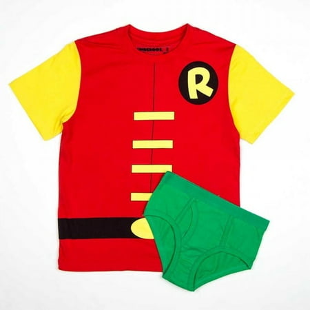 Dc Comics - DC Comics Robin Boy's Shirt/Underwear Underoos Set ...