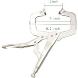 labwork 10Pcs 11 Inch Locking C Clamps with Swivel Pads Locking Alloy ...