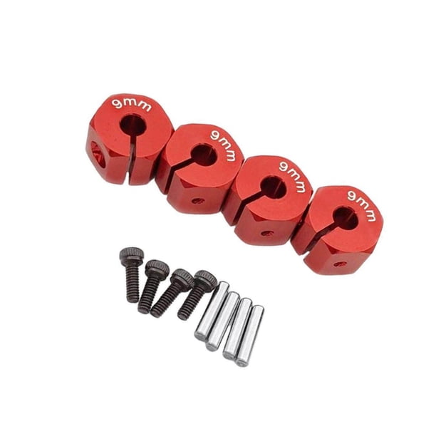 serony 4x RC Hex Wheel Hubs Drive Adapter for SCX10 CC01 1/10 RC Car ...