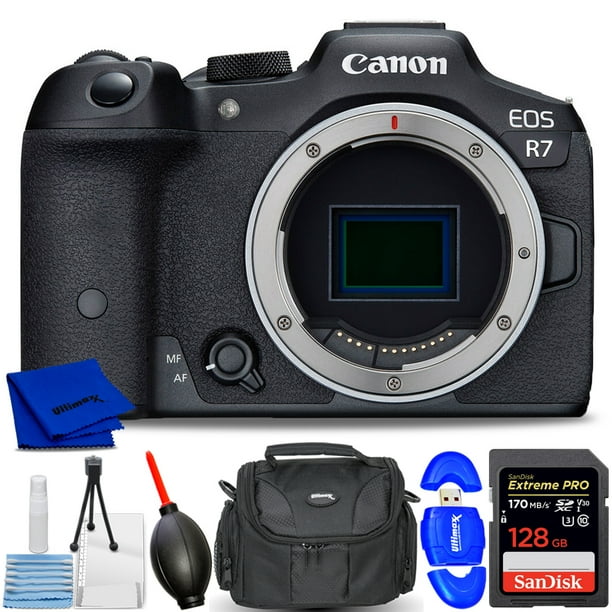 Canon EOS R7 Mirrorless Camera 5137C002 - 7PC Accessory Bundle ...
