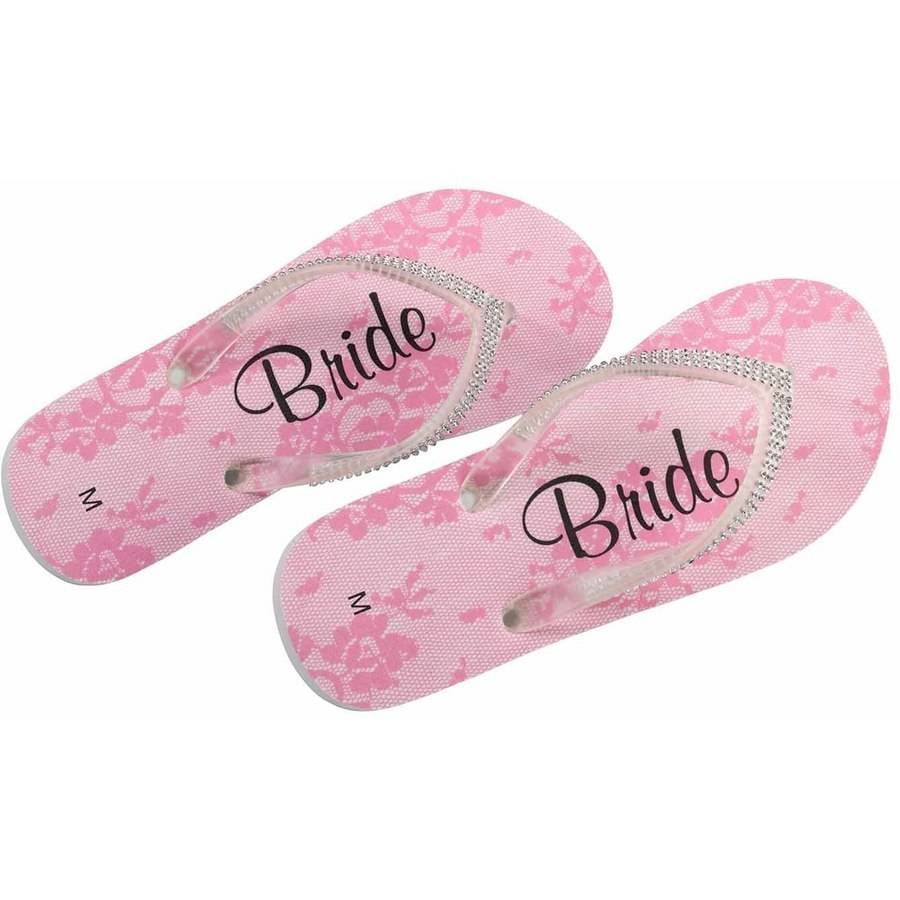 Bride Flip Flops, Women Med 7-8 - Walmart.com