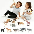 10pcs Children Simulation Animals World Toy for Boy Models Action ...