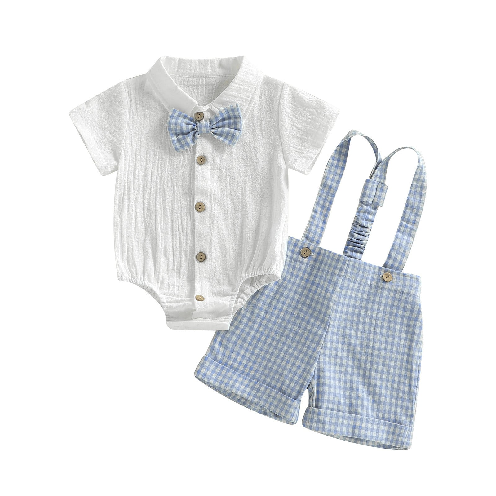 Click here for Quotay Boys Summer Short Sleeve Baby Boy Outfit Ro... prices