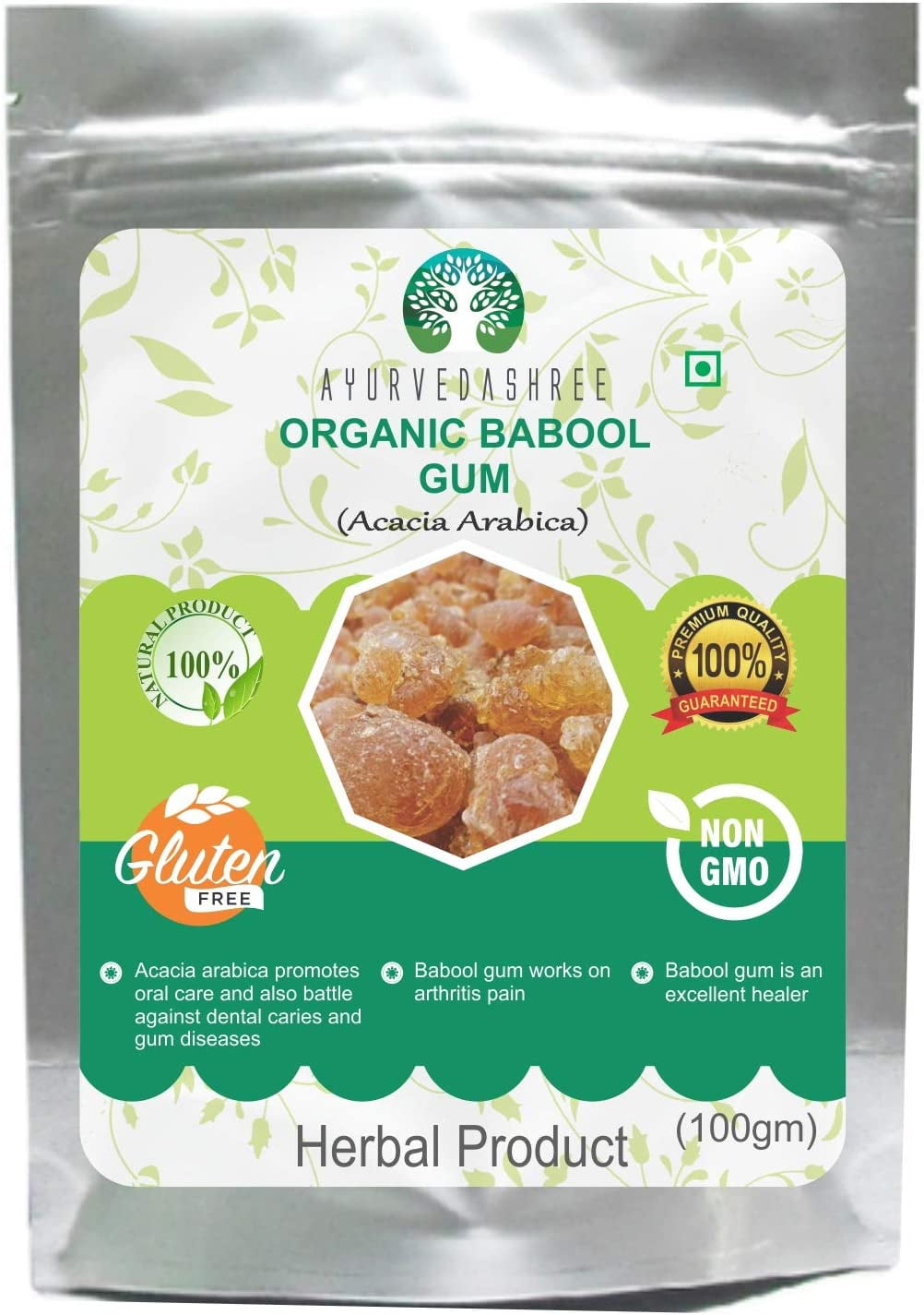 Babul-Babool Gum Acacia Arabica - Indian Herbs Gum - Organic Babul Gum ...