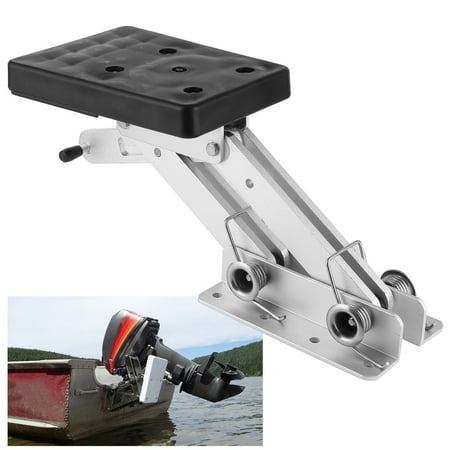 Ccdes Aluminum Outboard Motor Bracket Mount Adjustable For 2‑Stroke 7.5 ...