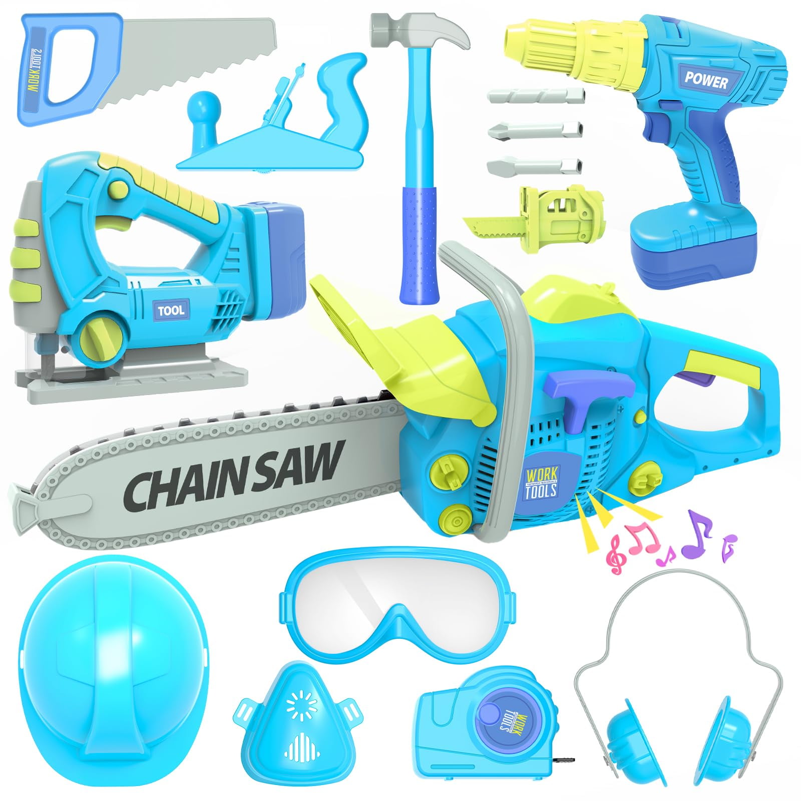 EP Exercise N Play Kids Tool Set,Pretend Play Tool Toy,Electric Drill ...