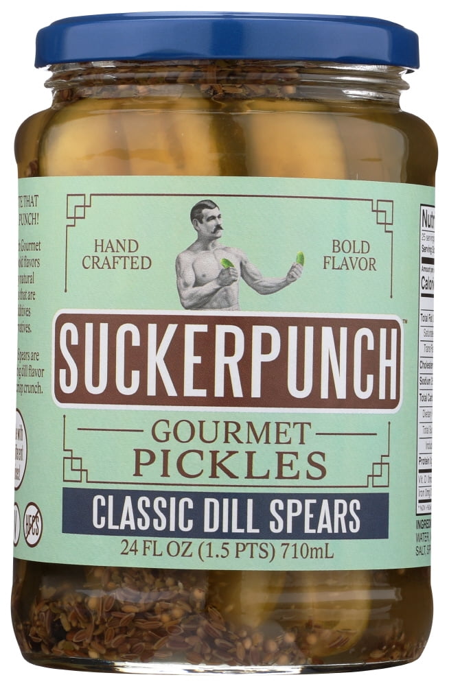 Suckerpunch Gourmet Pickles, 24 Fz - Walmart.com