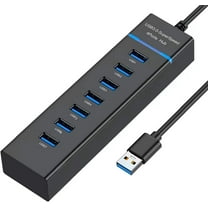 USB Hub 3.0, 7-Port USB Data Hub Splitter for Laptop, PC, MacBook, Mac ...