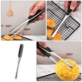 Stainless Steel Food Tongs Clips for Cooking Appetizer Chef Barbecue ...