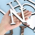 Unique Bargains 3D Acrylic Alphabet Mirror Wall Stickers Letter Sign ...