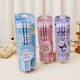 12Pcs/Set Sanrio HB Pencils Set Anime Kuromi Cinnamoroll My Melody ...